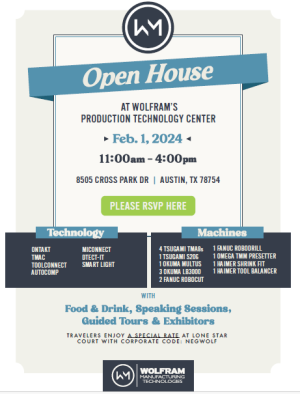 Wolfram Manufacturing Technologies to showcase expanded shop at open house | Cutting Tool ...