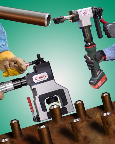 MILLHOG Portable Pipe Beveling Tools | Cutting Tool Engineering