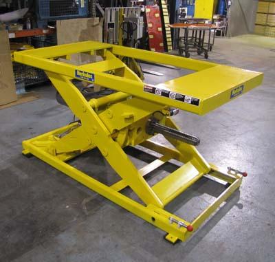 Electric ball screw scissor lift table | Cutting Tool Engineering